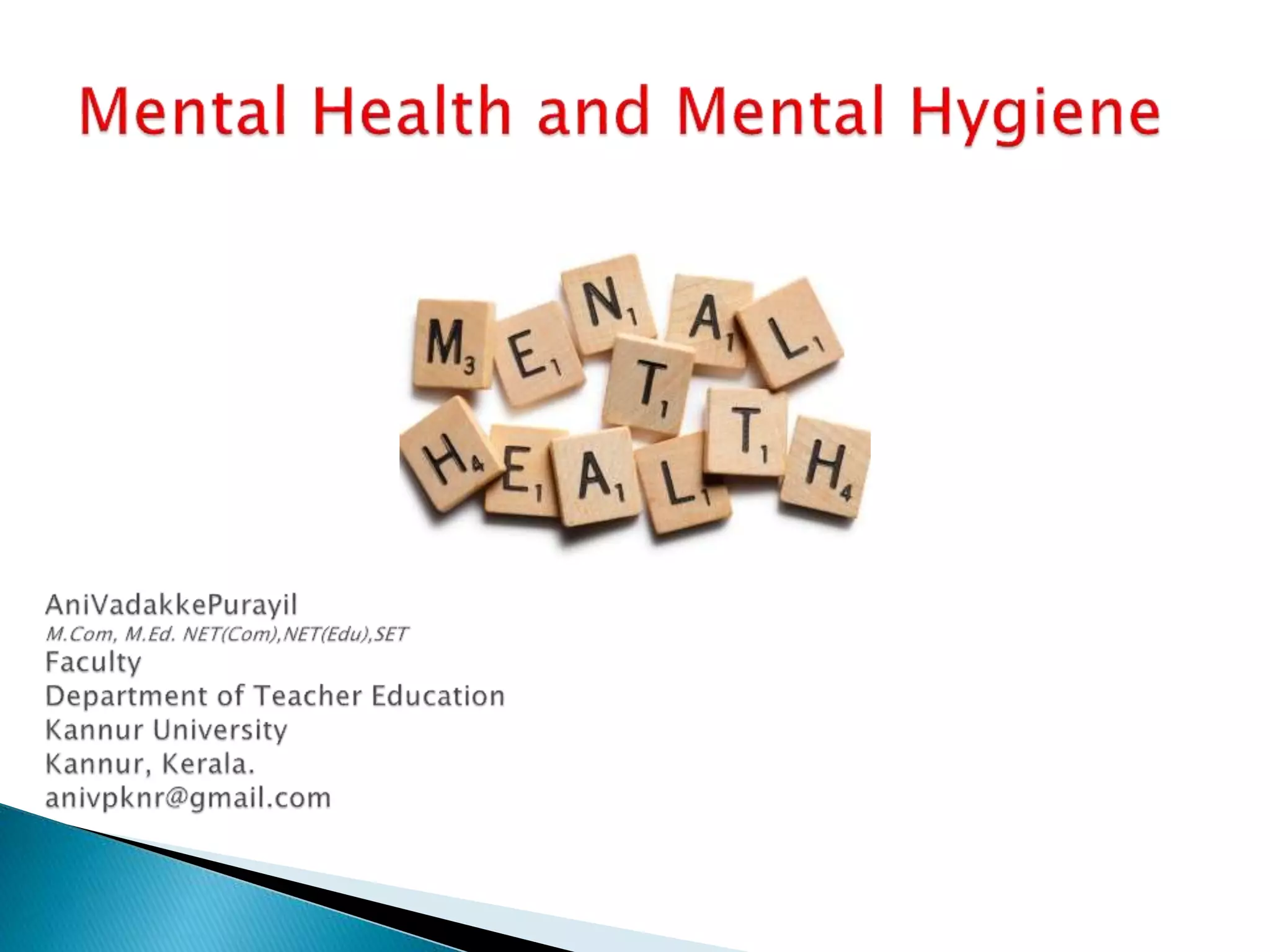 Mental health | PPTX