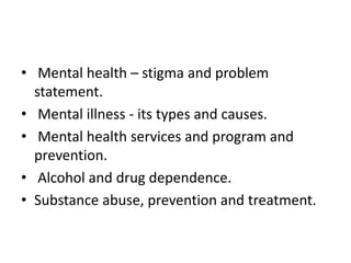 Mental health | PPTX