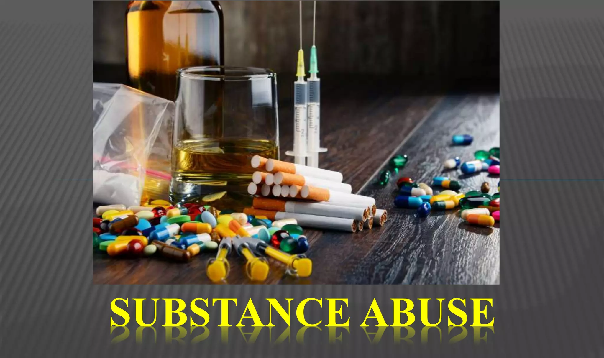 Mental health & Substance abuse | PPTX | Illegal Drugs, Tobacco ...