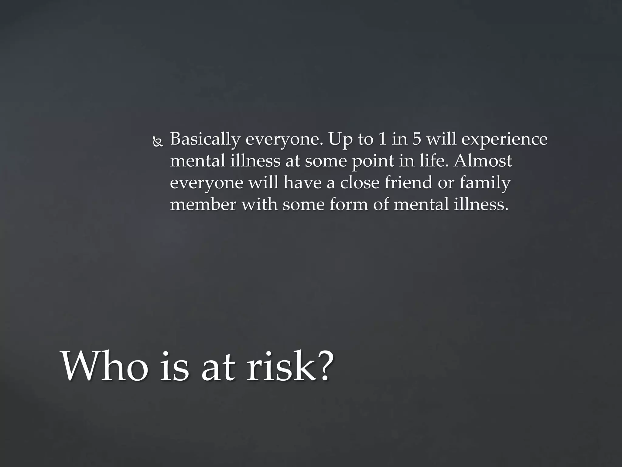 Mental health for IHS | PPTX