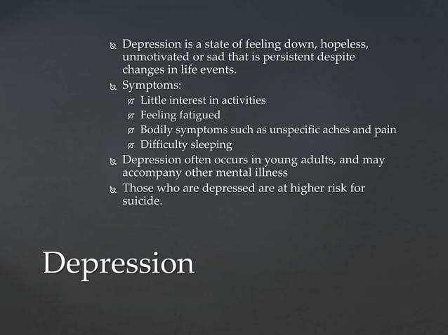 Mental health for IHS | PPT