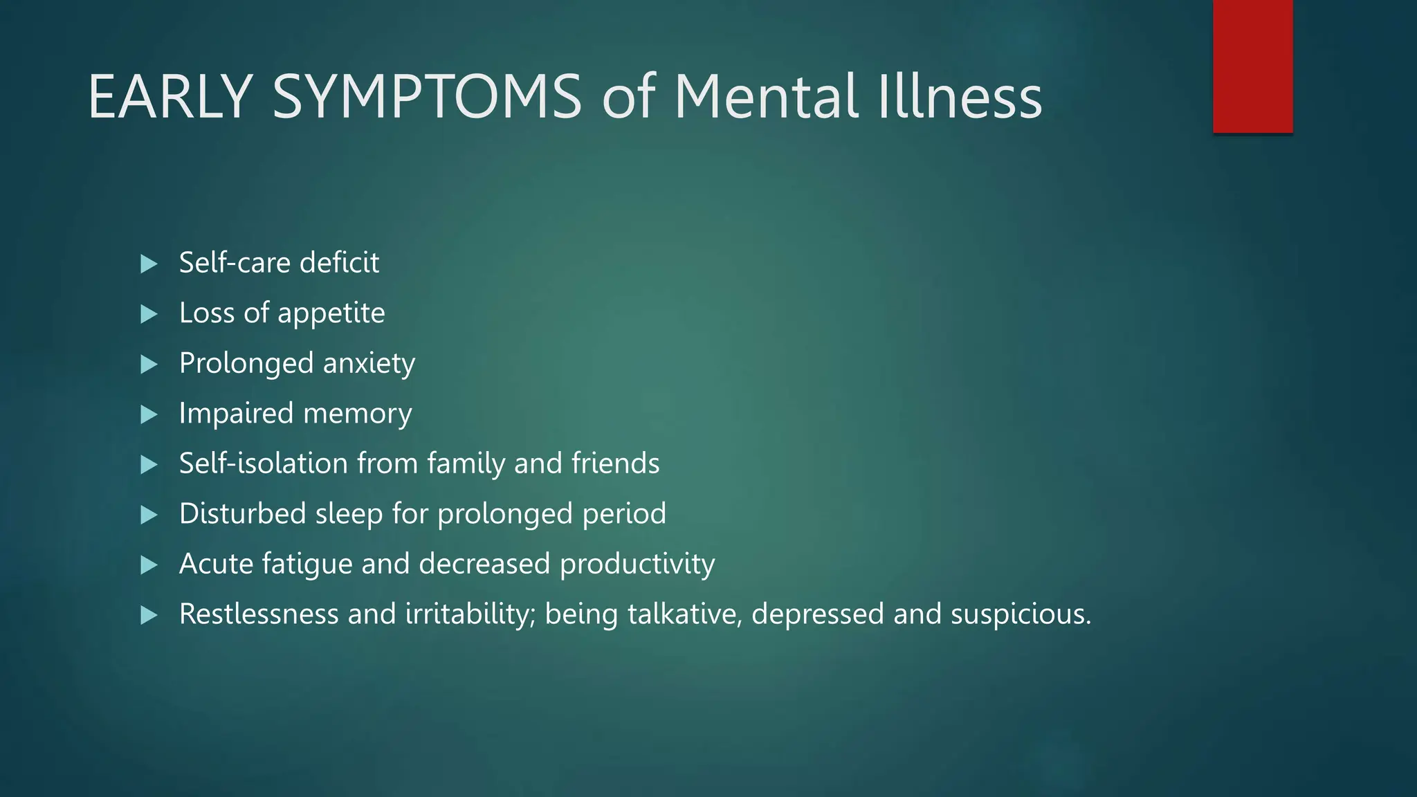 Mental health Problem Grade 7 3rd Quarter | PPTX