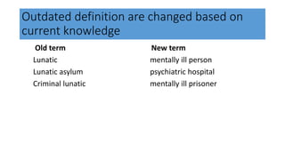 Mental health act | PPTX