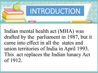 MENTAL HEALTH ACT | PPT