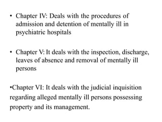 Mental health act | PPTX