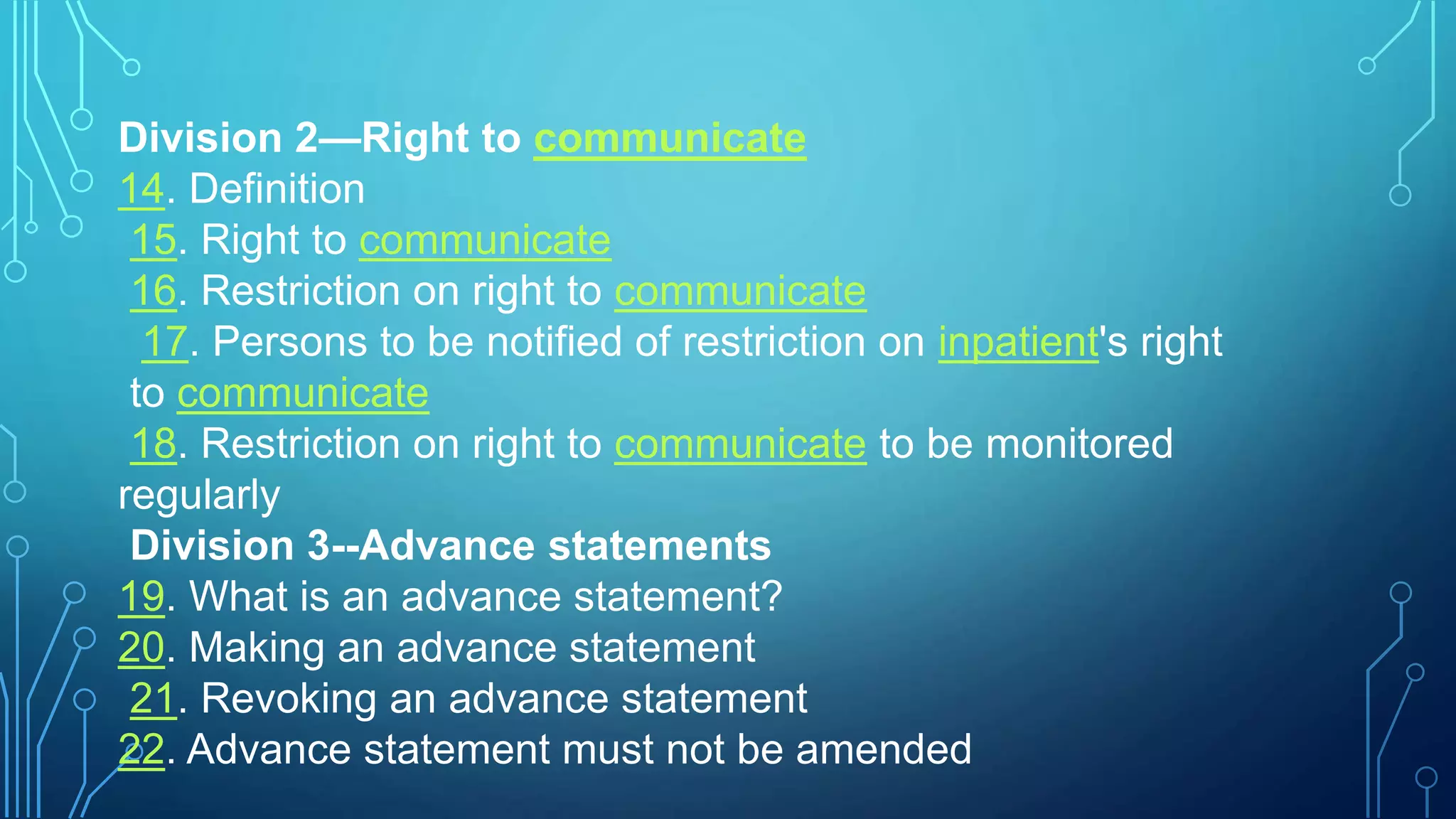 Mental health act 2014 | PPTX
