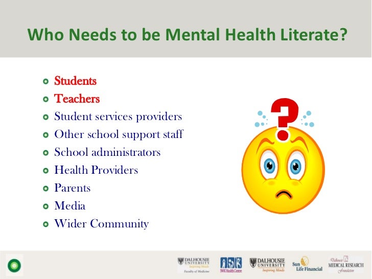 School Mental Health Literacy: The Foundation for Youth Mental Health…