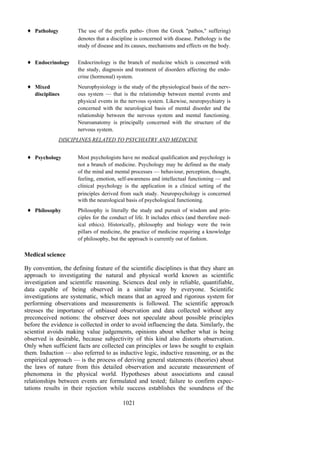 Mental health and mental disorder terms and concepts