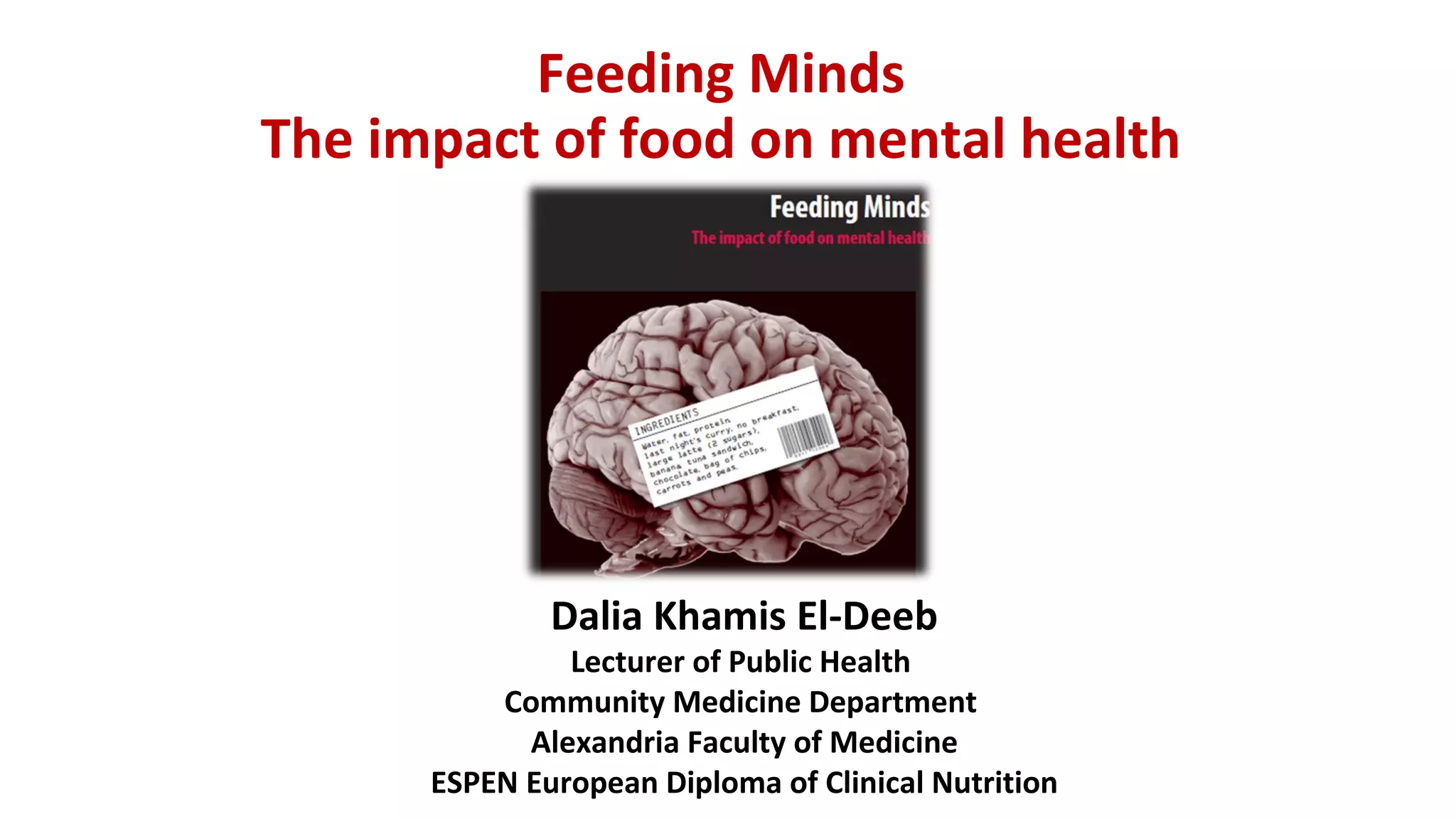 Mental health and nutrition | PPS