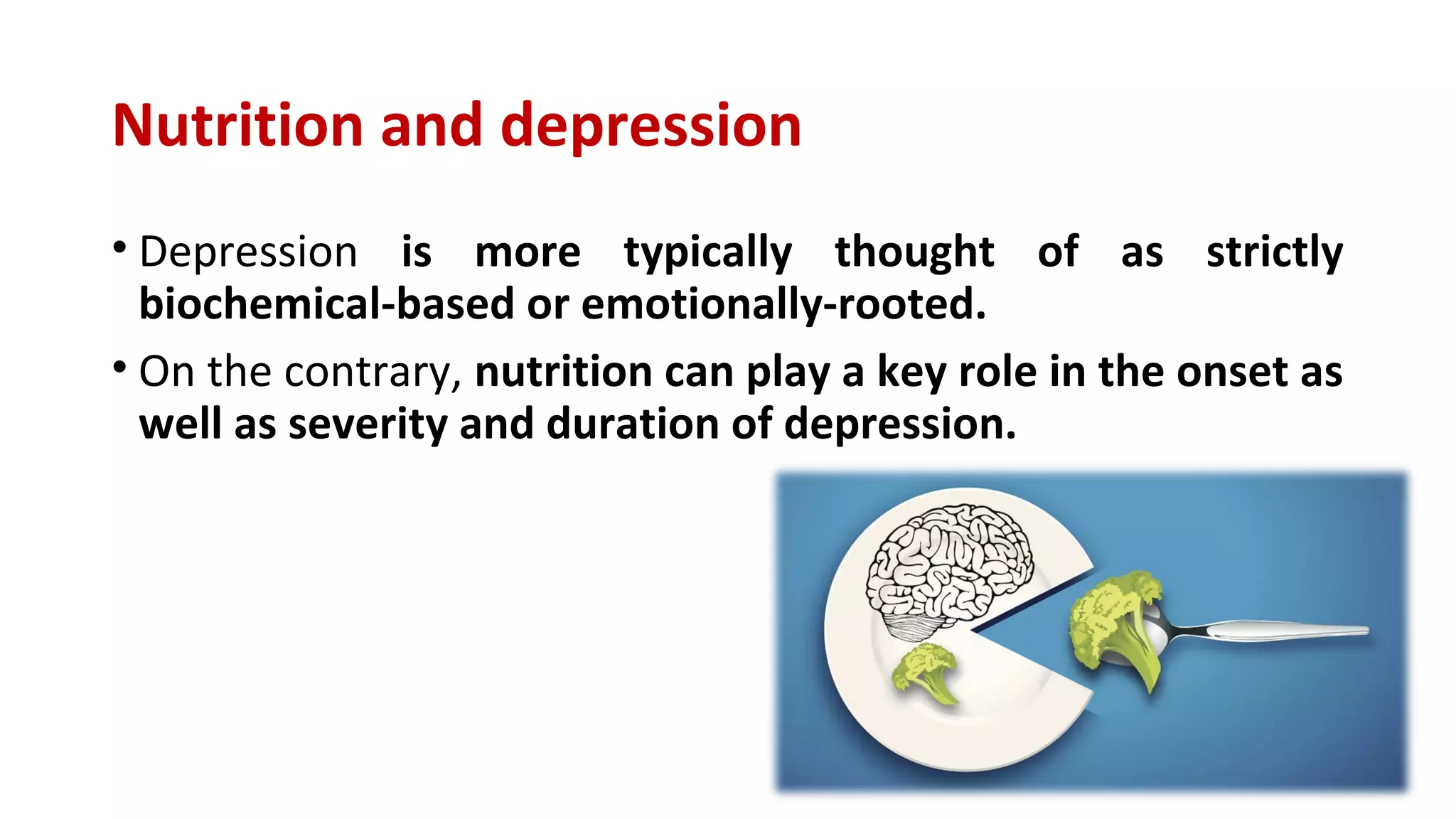 Mental health and nutrition | PPS