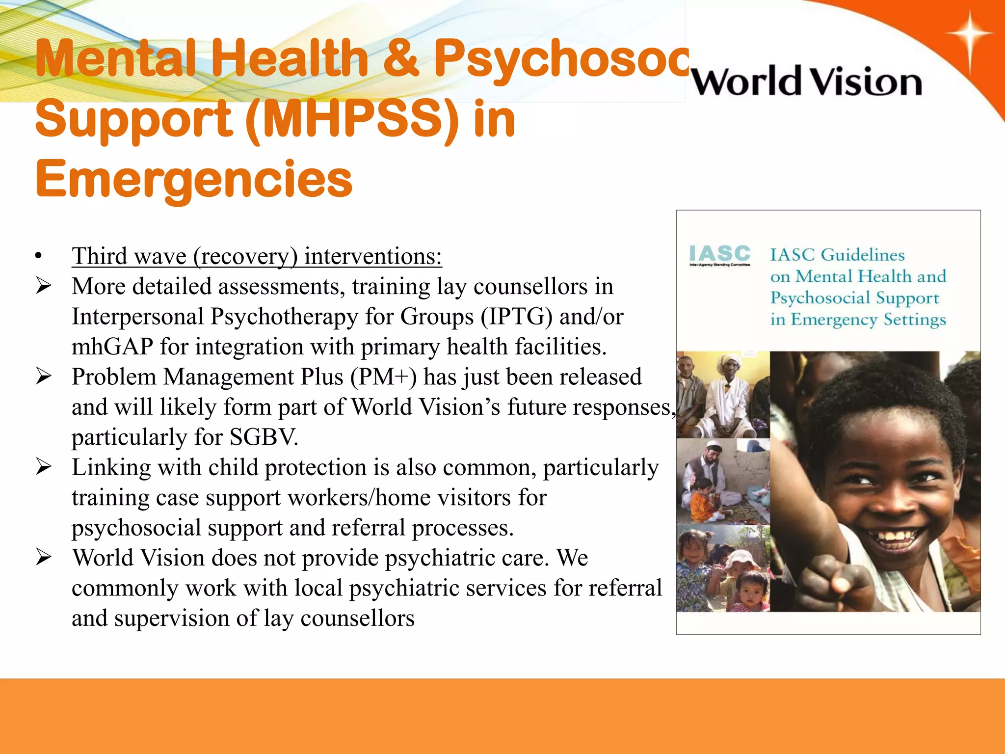 Mental Health and Psychosocial Support in Emergencies | PDF