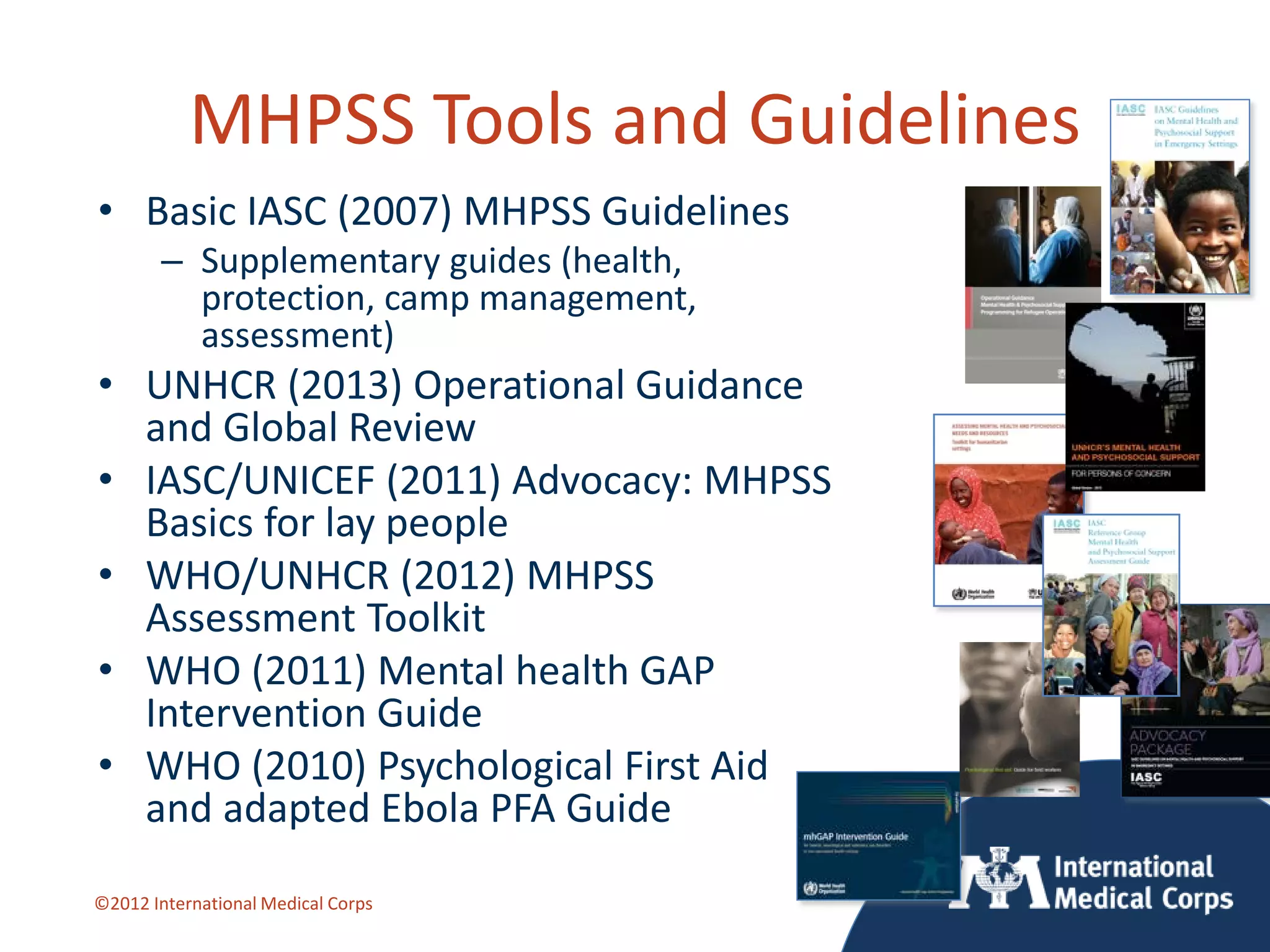 Mental Health and Psychosocial Support in Emergencies | PDF