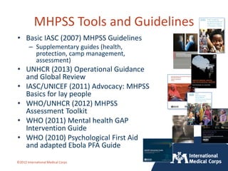 Mental Health and Psychosocial Support in Emergencies | PDF