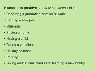 Mental Health and Stress | PPTX