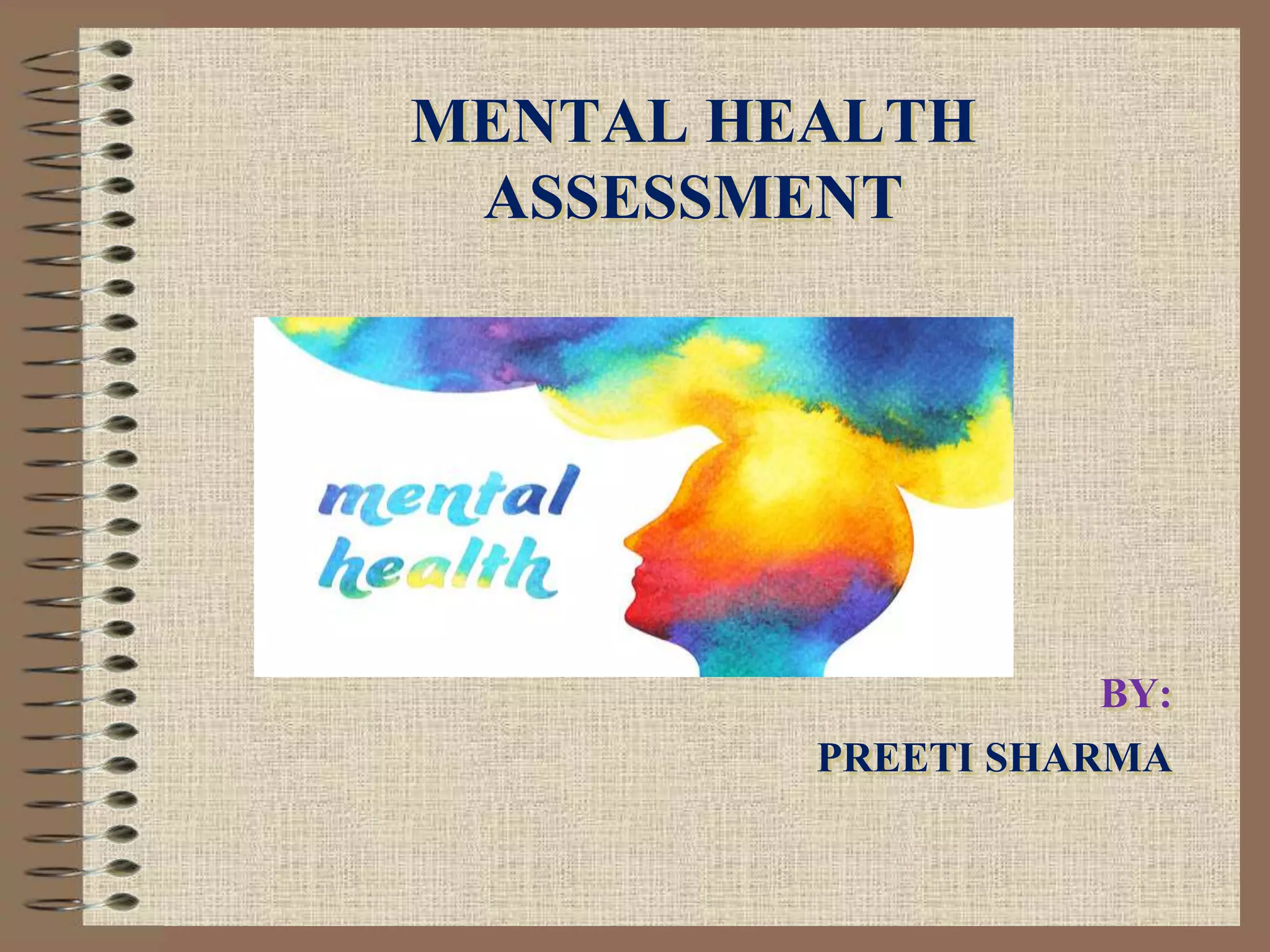 Mental health assessement | PPT