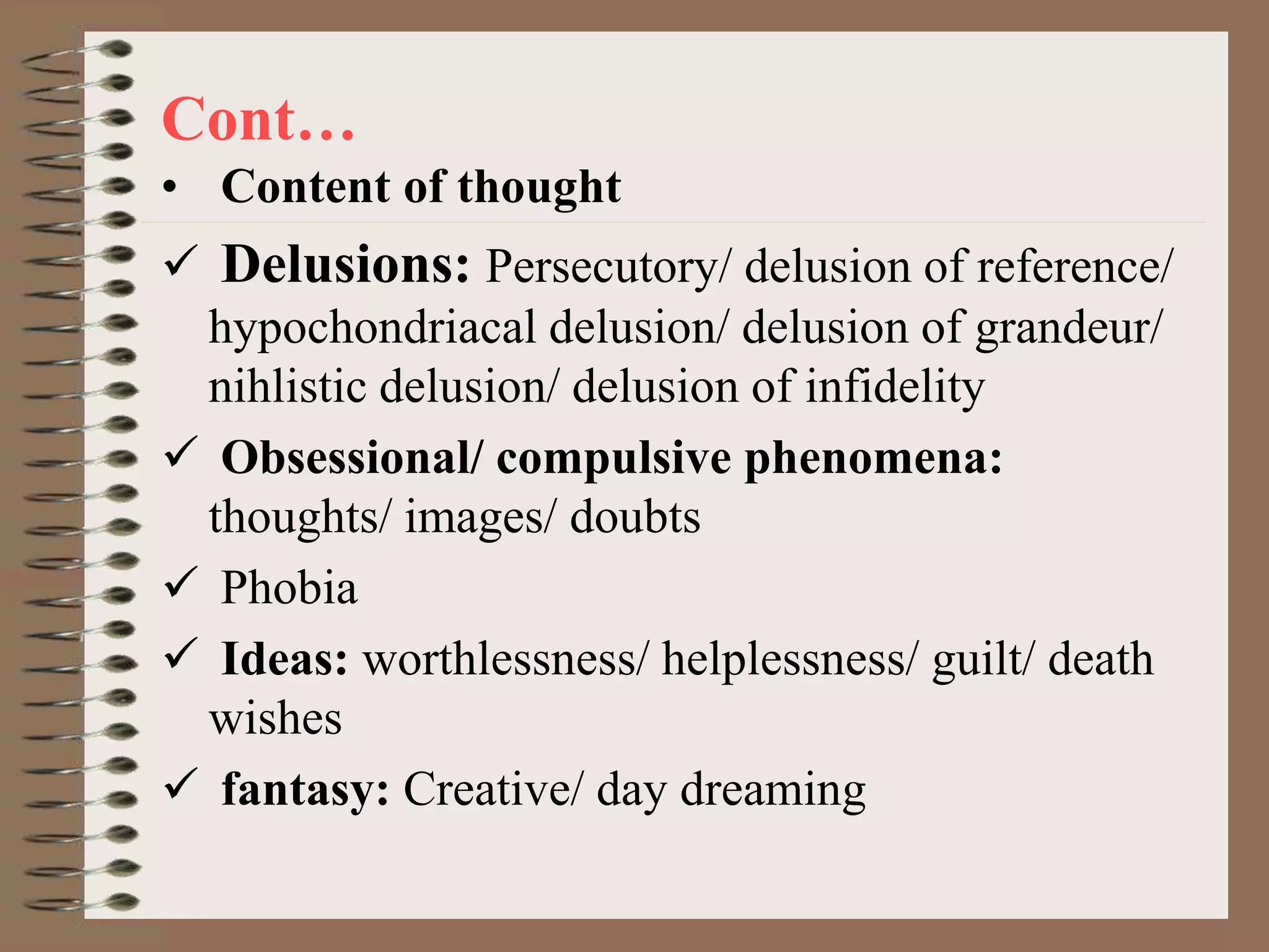 Mental health assessement | PPT