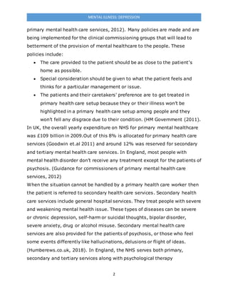 Mental health assignment (2) | DOCX