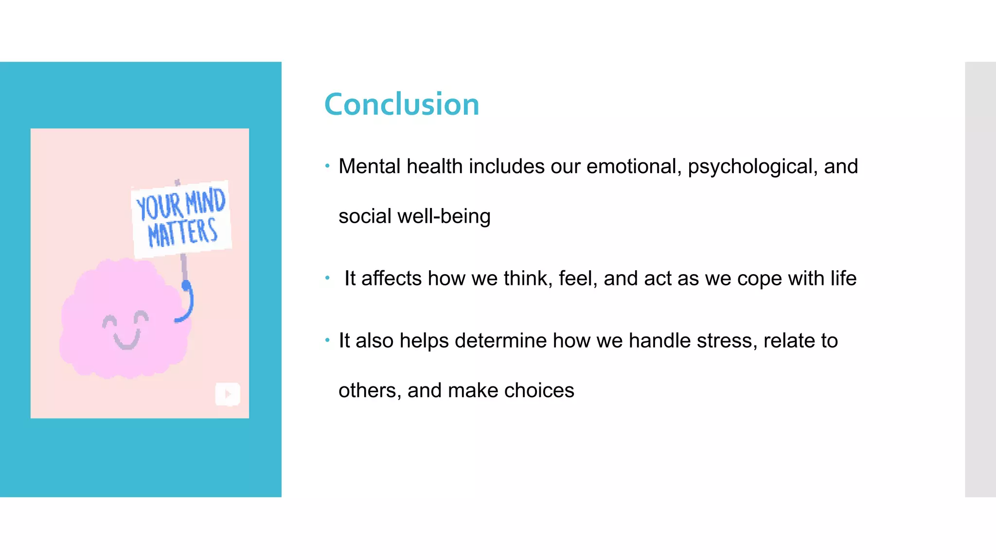 Mental health awareness | PPTX