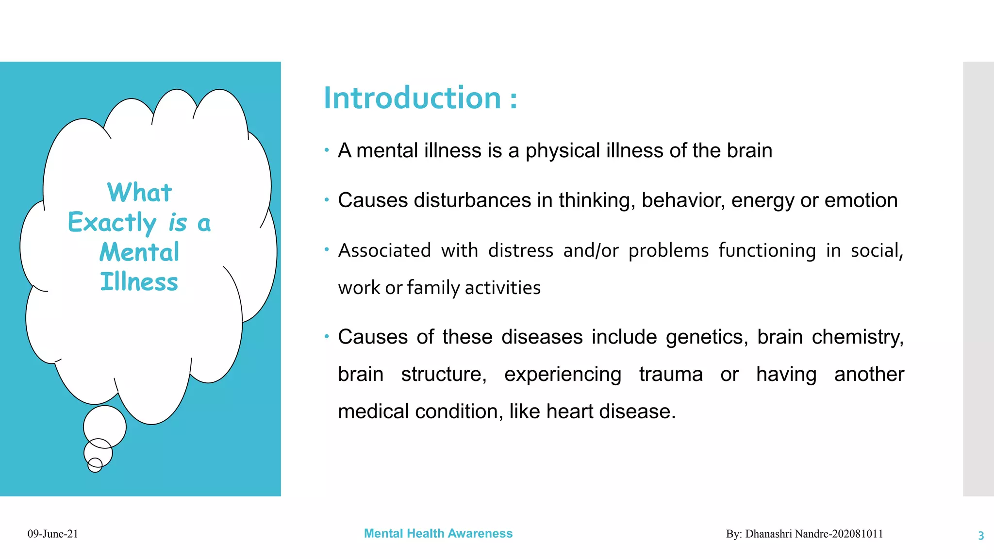 Mental health awareness | PPTX