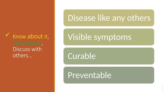 Mental Health Awareness presentation.pptx | Mental Health | Diseases ...