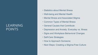 Mental Health Awareness | PPTX