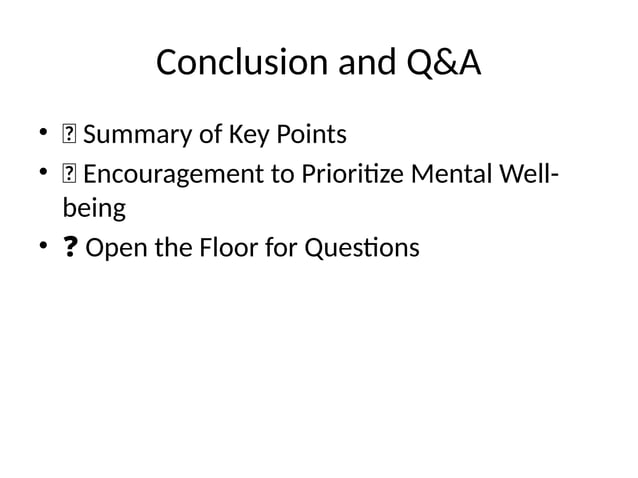 Mental Health Awareness and stress management | PPTX
