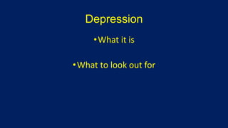 Mental health awareness presentation | PPTX
