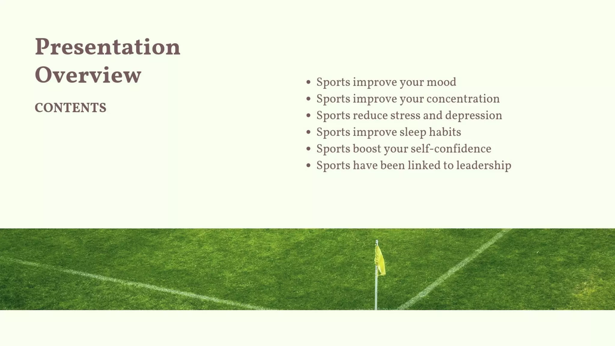 Mental Health Benefits of Sports | PPT