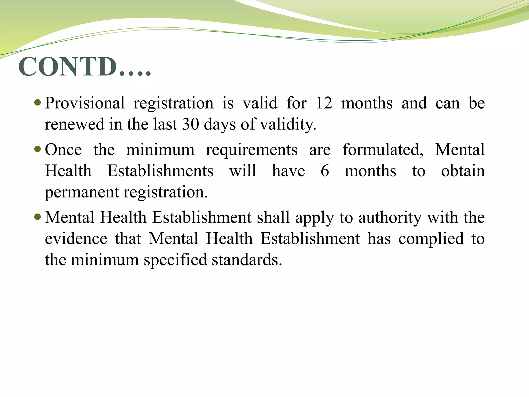 Mental Health Care Act, 2017 | PPTX