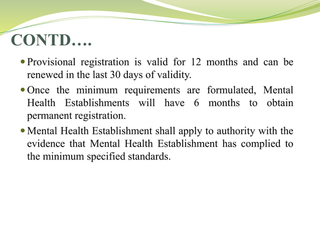 Mental Health Care Act, 2017 | PPTX