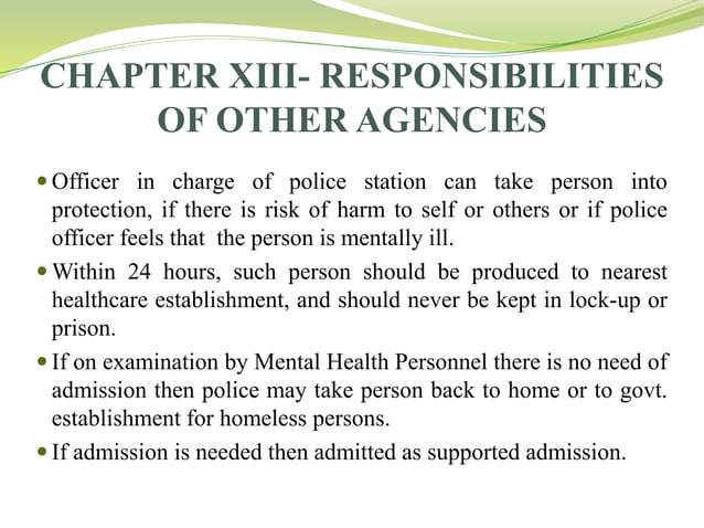Mental Health Care Act, 2017 | PPTX