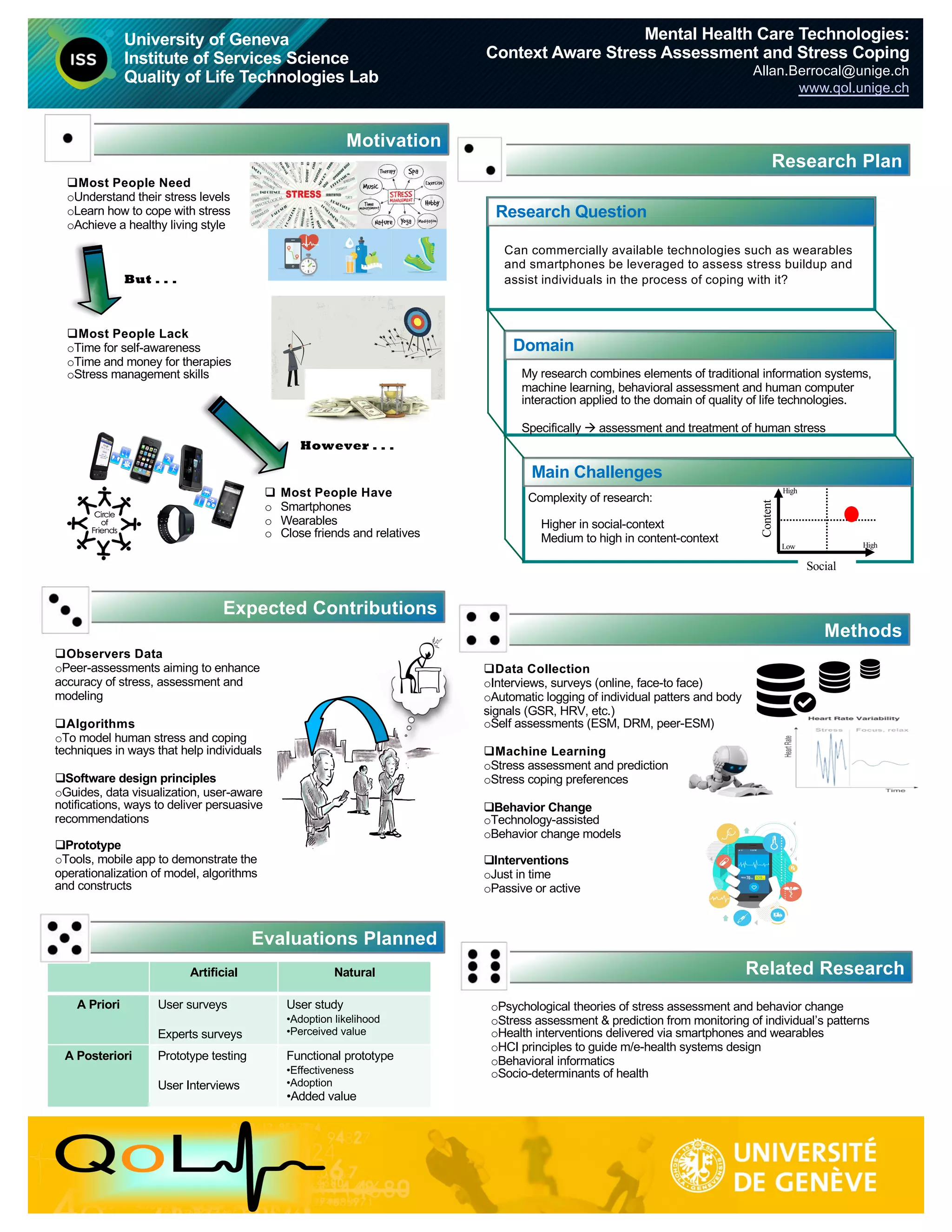 Mental Health Care Technologies: Context-Aware Stress Assessment and Stress Coping | PDF