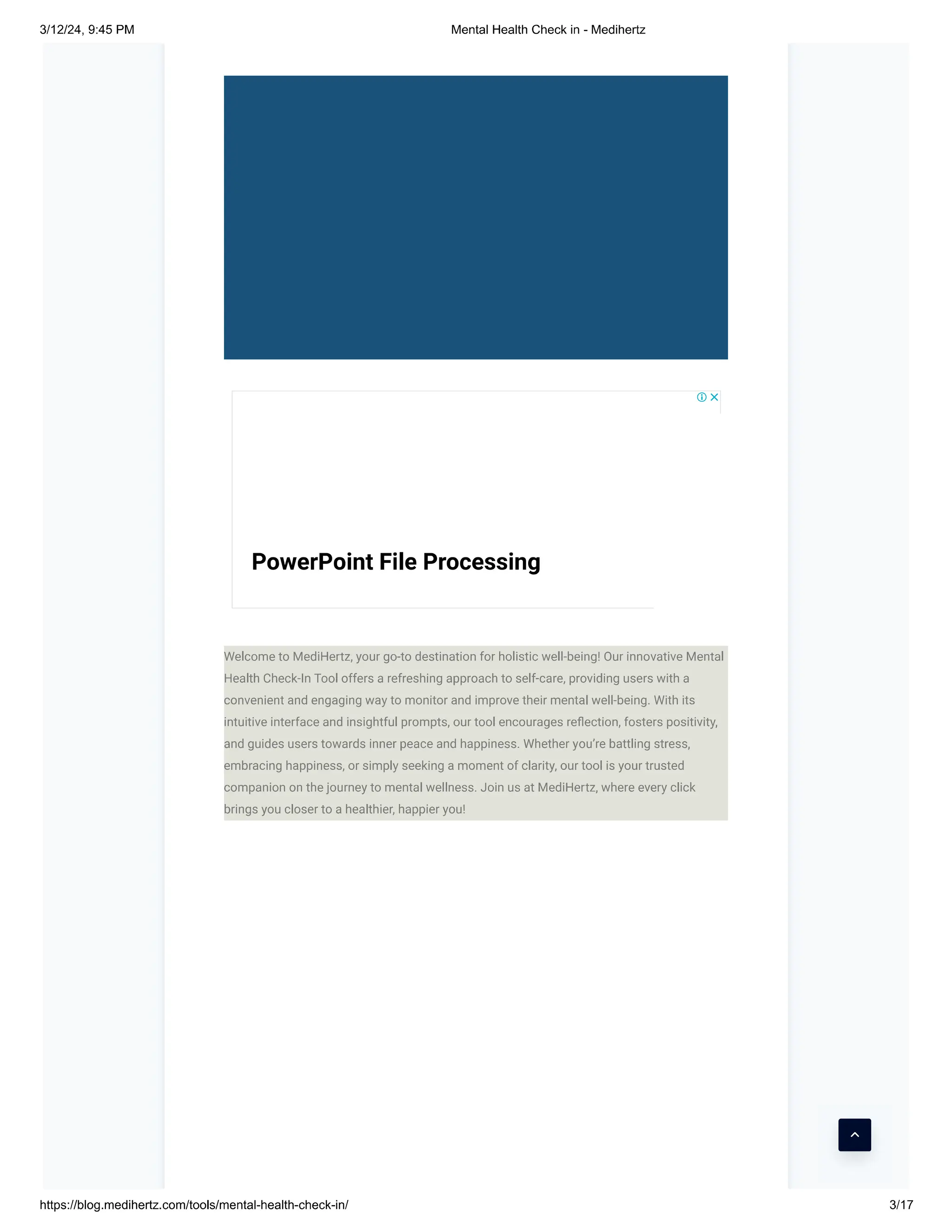 Mental Health Check in Tool To Test Your Mental Health | PDF
