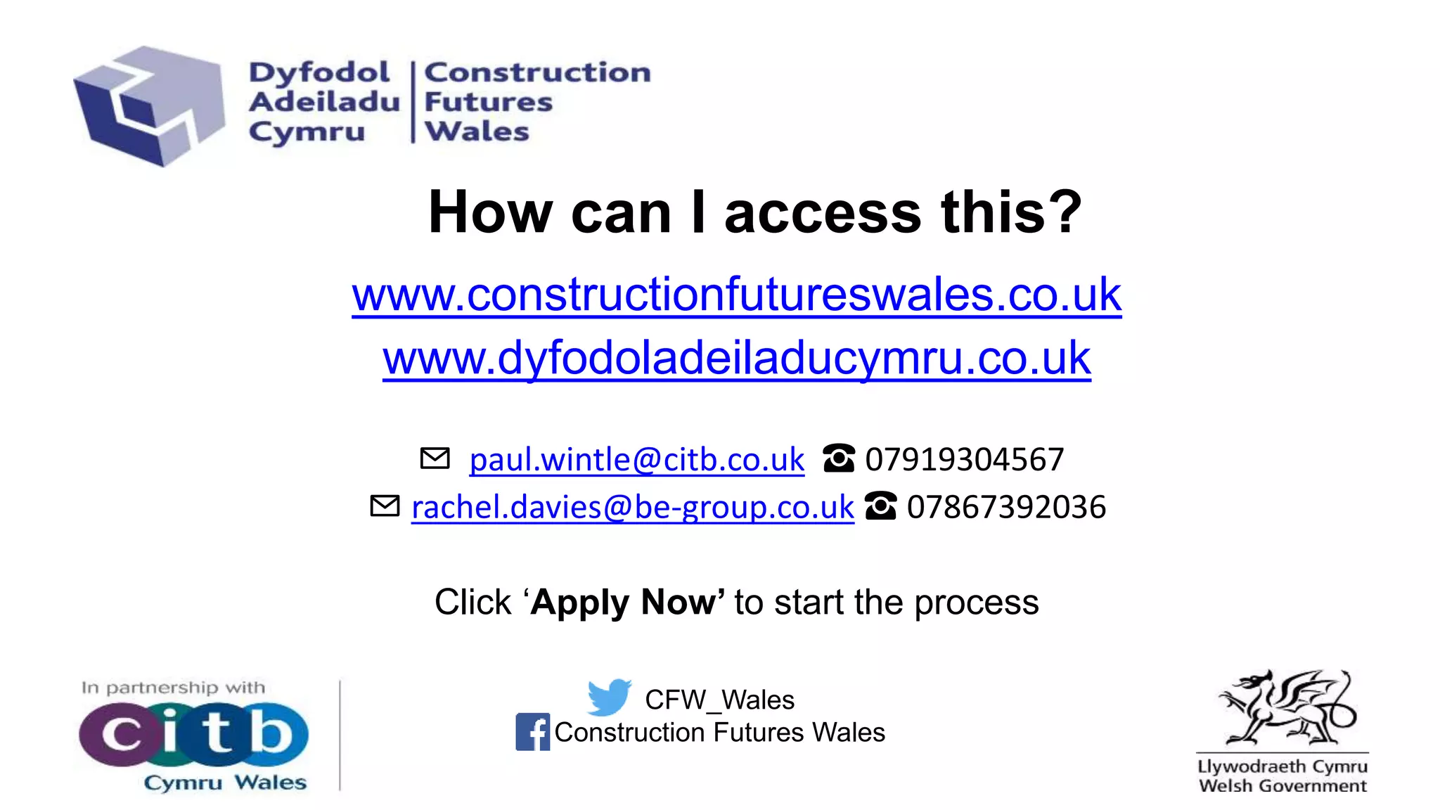 Construction Futures Wales - Mental health in the Workplace | PPTX