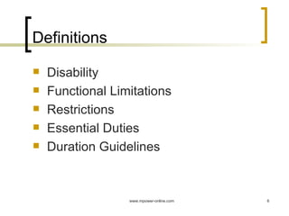 Mental Health Disability | PPT