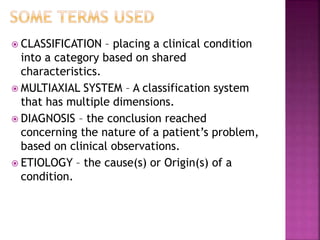 Mental health disorders | PPTX
