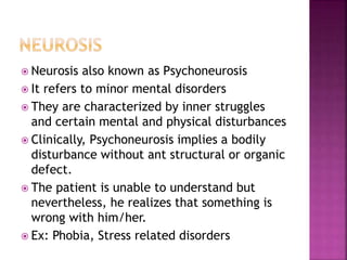Mental health disorders | PPTX