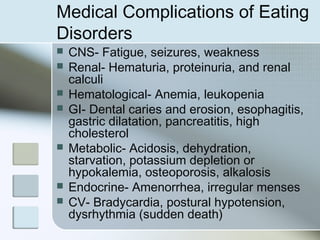 Mental health eating disorders | PPT