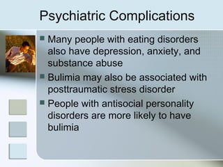 Mental health eating disorders | PPT