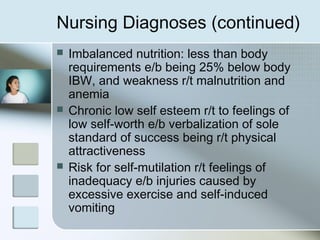 Mental health eating disorders | PPT