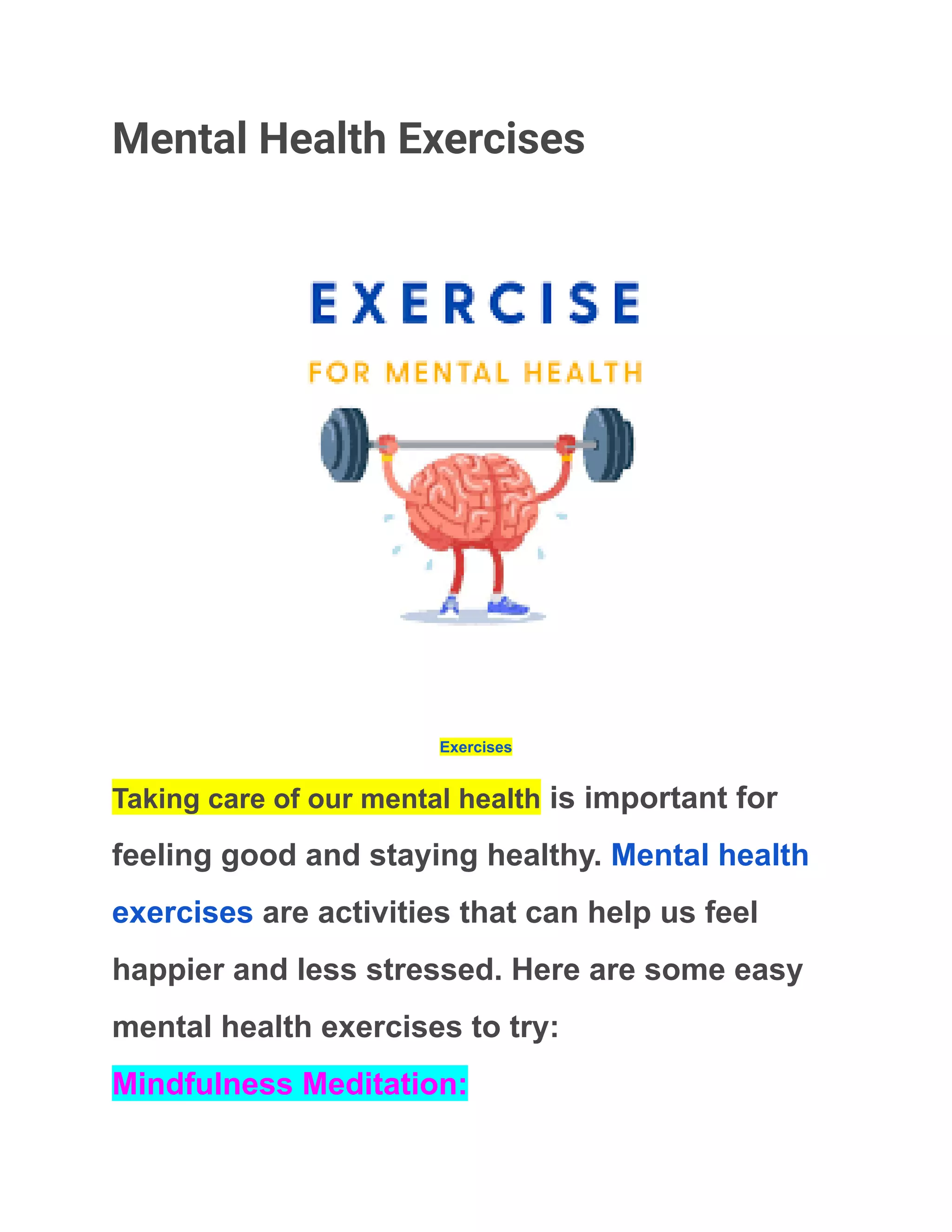 Mental Health Exercises.pdf