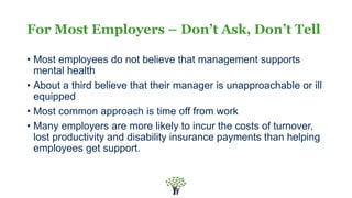Mental Health HR Toolkit | PPTX