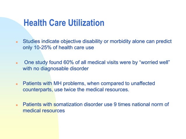 Mental Health in PHC.ppt | Physical Therapy | Wellness