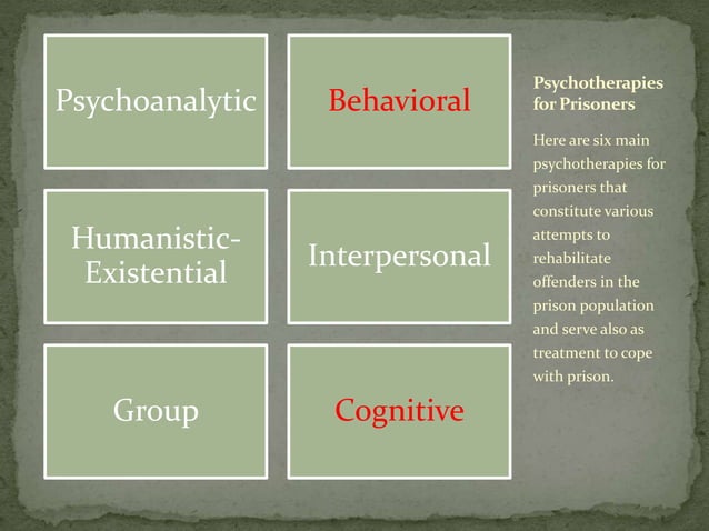 Mental Health In Prison | PPTX | Mental Health | Diseases and Conditions