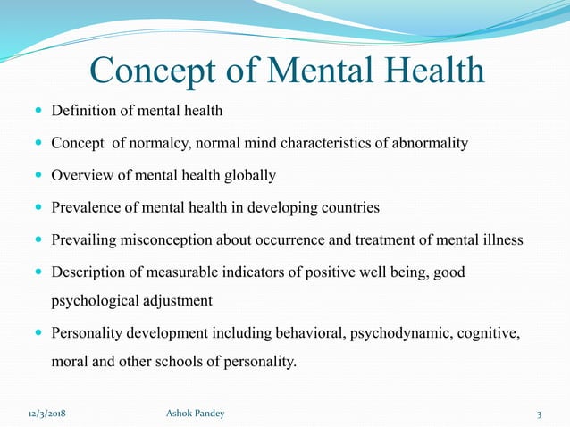 Mental health in public health | PPTX | Mental Health | Diseases and ...
