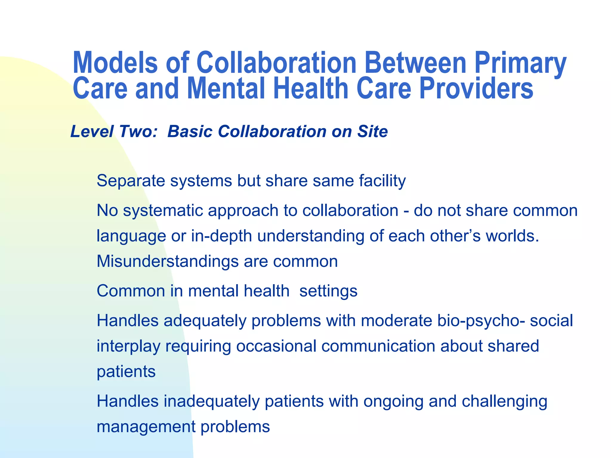 Mental health integration 1 | PPT | Physical Therapy | Wellness