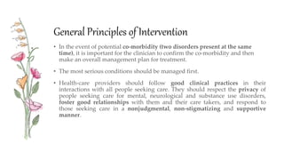 Mental health intervention | PPT
