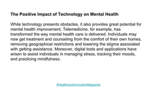 Mental Health in the Digital Age_ Navigating the Challenges and ...