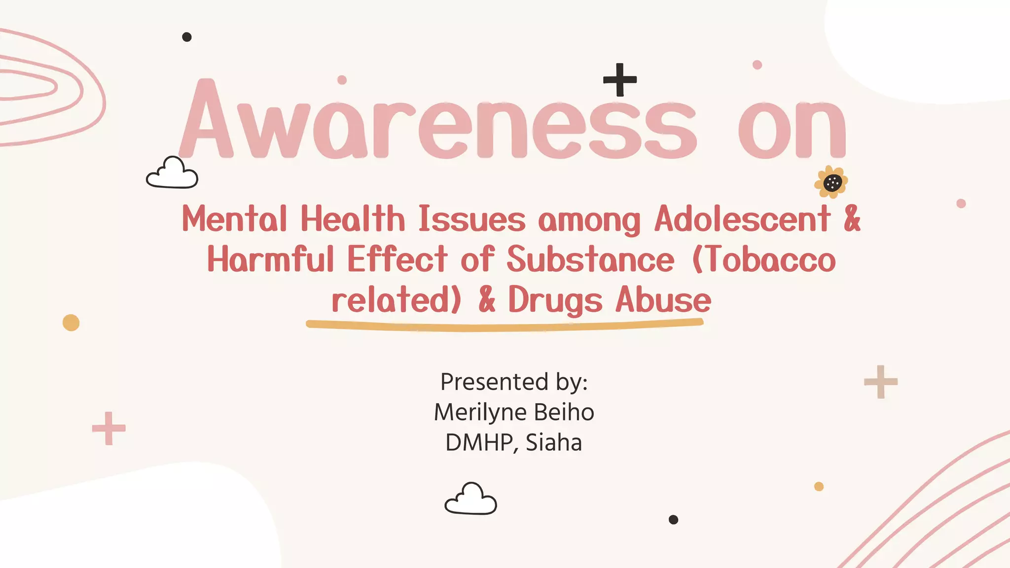 Mental Health Issues among Adolescent & Harmful Effect of Substance ...