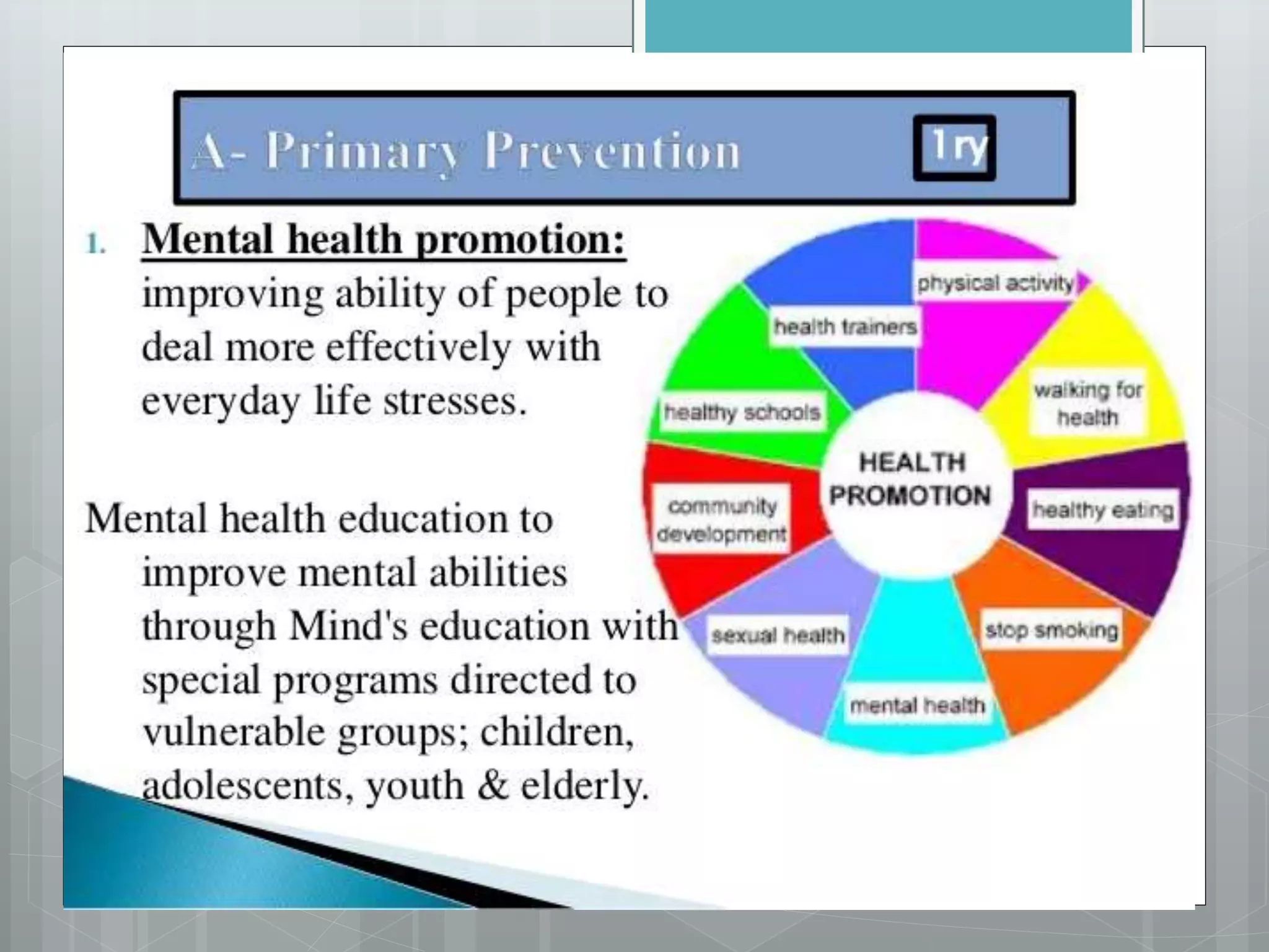 Mental health lecture ppt | PPTX